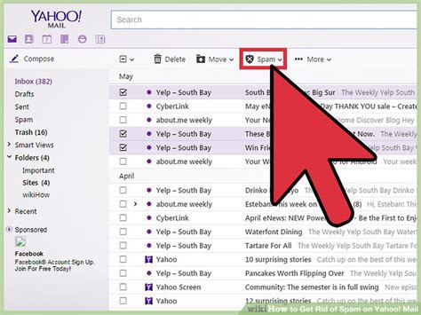 How To Get Rid Of Spam On Yahoo Mail 10 Steps With Pictures