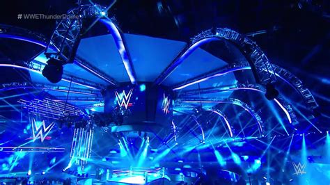 See The Wwe Thunderdome Raw Set Youtube