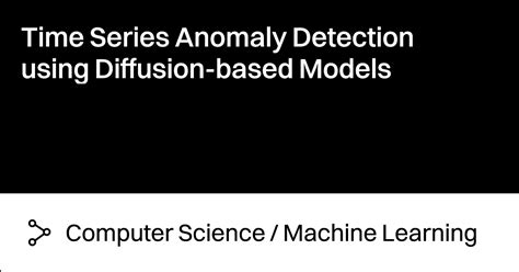 Time Series Anomaly Detection Using Diffusion Based Models