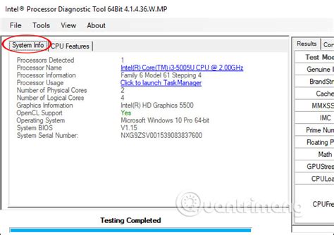 Cách Kiểm Tra Cpu Bằng Intel Processor Diagnostic Tool