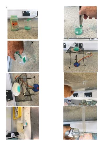 Making A Salt Copper Ethanoate By Netralisation Pag Skill Teaching Resources