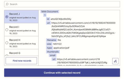 how to include radio button tags for docusign using json zapier
