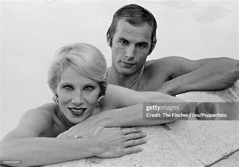 American Actress Model And Journalist Angie Bowie With Her Partner