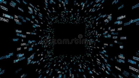 Data Code Numbers Network Information Animation Background Stock Video