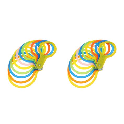 Ounona 2 Sets Precision Measuring Circle For Fruit Diameter Fruit