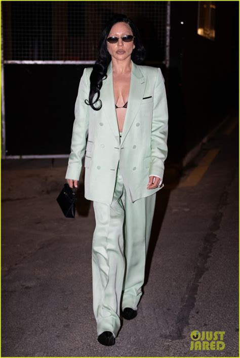 Lady Gaga Debuts Sultry Black Hair While Stepping Out In Paris Photo