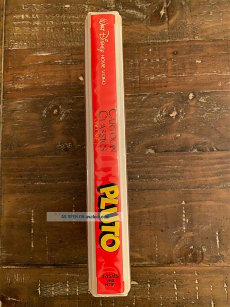 Walt Disney Cartoon Classic Volume 2 Pluto 1983 Rare Clamshell Vhs