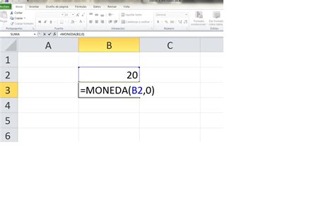 Función Moneda En Excel Funciones De Excel Excel Intermedio
