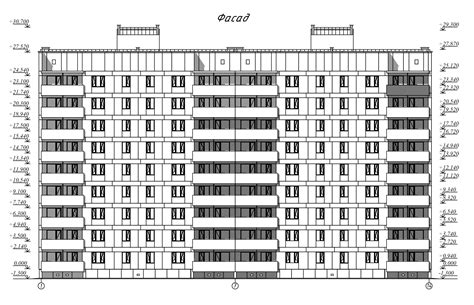 9 ти этажный жилой дом на 72 квартиры с крупноразмерных элементов Чертежи 3d Модели Проекты