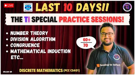 08 Practice Session Number Theory Concept Problems Discrete Mathematics Youtube