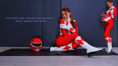 Defeated Red Power Ranger Part L Fhd Kira Star Clips4sale