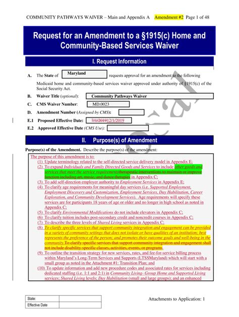 Fillable Online Purpose Of Hcbs Waiver Program And Appendix A Fax Email Print Pdffiller