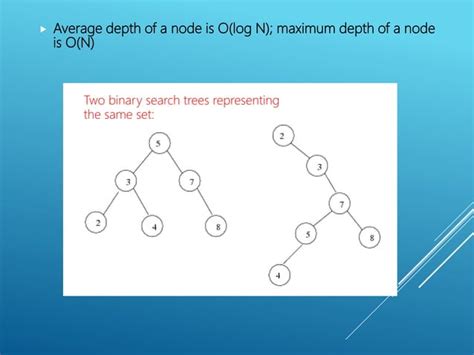 binary search trees ppt technology and computing