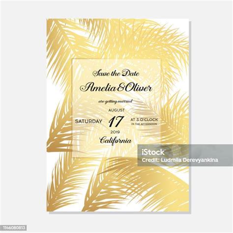 미니멀리스트 식물 결혼식 초대 카드 템플릿 디자인 벡터 장식 인사말 카드 또는 초대장 디자인 배경입니다 결혼 초대장 날짜를 저장 Rsvp 카드를 초대 합니다 0명에 대한