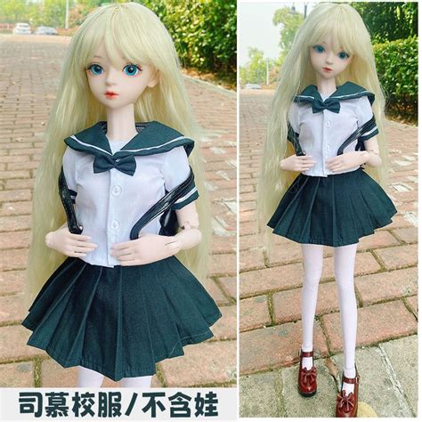 Búp Bê Barbie 60cm Mặc Đồng Phục 3 Điểm Bjd Win 10 20 Shopee Việt Nam