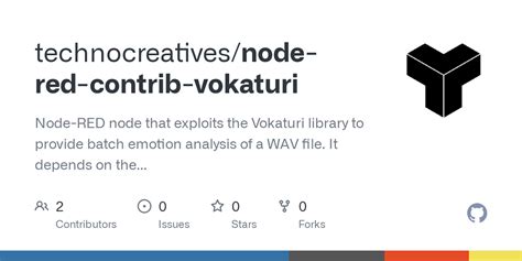 Github Technocreatives Node Red Contrib Vokaturi Node Red Node That Exploits The Vokaturi