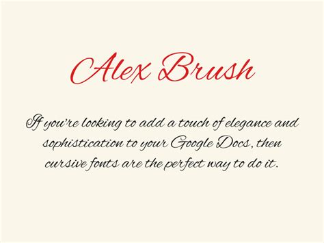 Cursive Fonts On Google Docs Hand Picked