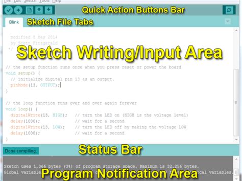 Upload Your First Sketch Ladyadas Learn Arduino Lesson 1
