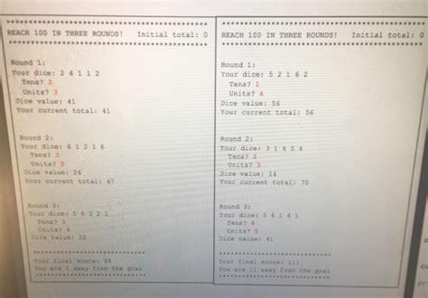 Solved S12020 3pdf Write A Program Which Implements A Dice
