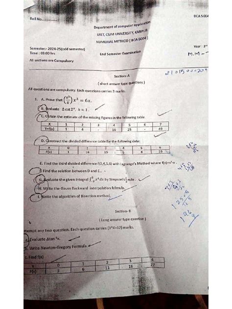 Numerical Method Solution Pdf