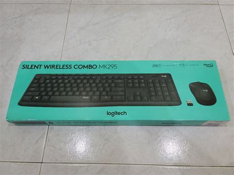 Silent Wireless Keyboard And Mouse Combo Logitech Mk295 Computers And Tech Parts And Accessories