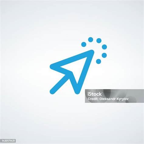 마우스 포인터 화살표 아이콘입니다 아이콘을 클릭합니다 흰색 배경에 고립 된 스톡 벡터 일러스트레이션 가볍게 두드리기에 대한 스톡 벡터 아트 및 기타 이미지 Istock