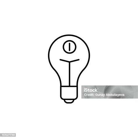 전구 표시 아이콘입니다 모바일 개념 및 웹 응용 프로그램에 대 한 자동화 아이콘의 요소입니다 웹 및 모바일 선 전구 표시