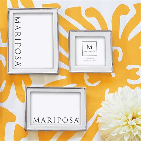 Signature Picture Frames Trays Decor And More Mariposa Tagged Frame