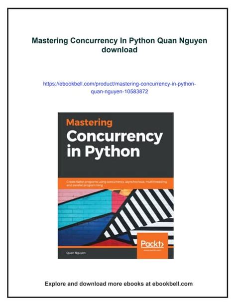Mastering Concurrency In Python Quan Nguyen Pdf