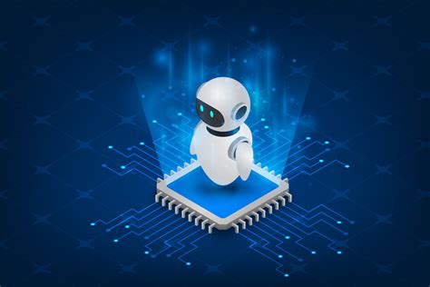 Artificial Intelligence Ai Robot Process Isometric Digital Technology Computer Equipment Big