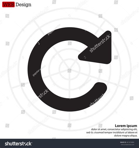 Update Icon Refresh Symbol Stock Vector Royalty Free 461874880 Shutterstock