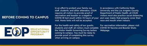 Educational Opportunity Program Eop California State University