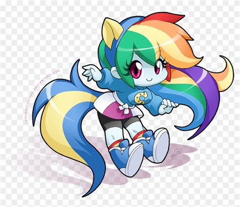 How To Draw Chibi Rainbow Dash