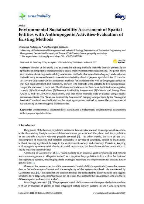 Pdf Environmental Sustainability Assessment Of Sugarcane Bioenergy