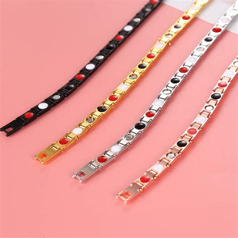 다이어트팔찌 바디 슬리밍 체중 감소 팔찌 안티 피로 치유 양쪽 구슬 스트레치 마그네틱 치료 손목 티몬