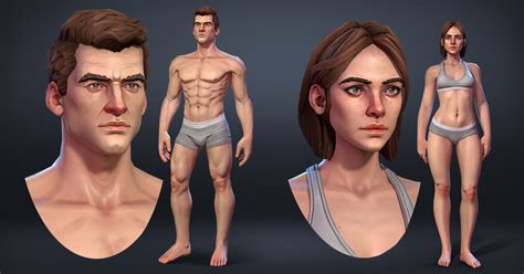 Human Basemeshes 3d Characters Unity Asset Store