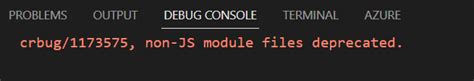 Vs Code 디버깅 오류 Crbug1173575 Non Js Module Files Deprecated 해결