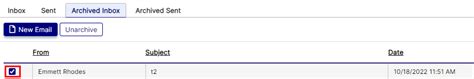 Enable An Archived Inbox Email Edgenuity
