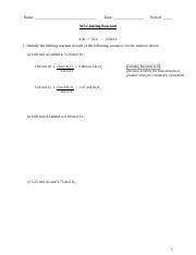 WS Limiting Reactant Docx Name Date Period WS Limiting Reactant 4 Al 3 O2 2 Al2O3 1