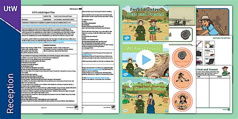 Eyfs Fossil Hunters Past And Present Lesson Plan And Resources Eyfs Fossil Hunters Past And Present Lesson Plan And Resources