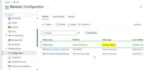 Azure How Do I Programmatically Get Configuration Policies For All