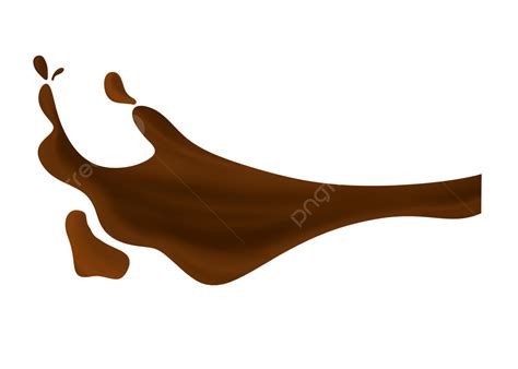 Melted Chocolate Milk Illustration Melted Chocolate Chocolate Milk