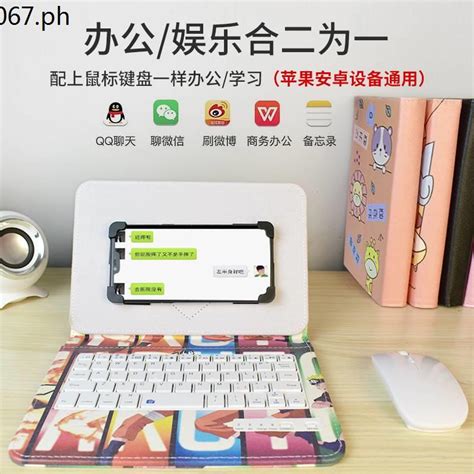 Portable Bluetooth Wireless Keyboard Mouse Set Apple Android Ipad Tablet Universal External