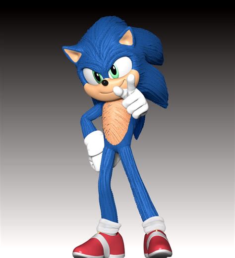 Sonic The Hedgehog 3 3d Model By Lovemodel