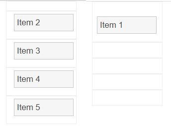 Javascript Fix Height And Width Of The JQuery Sort Able Plugin