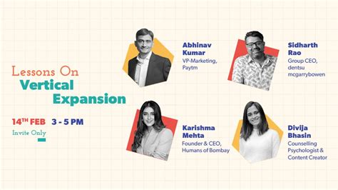 Event Lessons On Vertical Expansion What Leaders Of Tomorrow Need Today