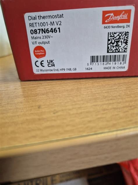Danfoss Ret1001m Main Powered Dial Thermostat 087n6461 Version 2 £592