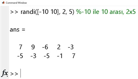 Matlab Rastgele Sayı Üretme Rand Randi Randn Kodlama Öğreniyorum