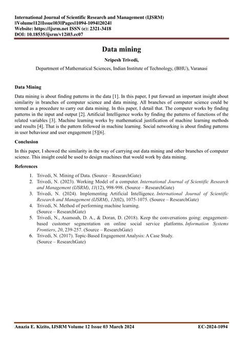 Pdf Data Mining
