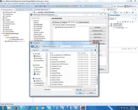 setup selenium webdriver project using the eclipse ide